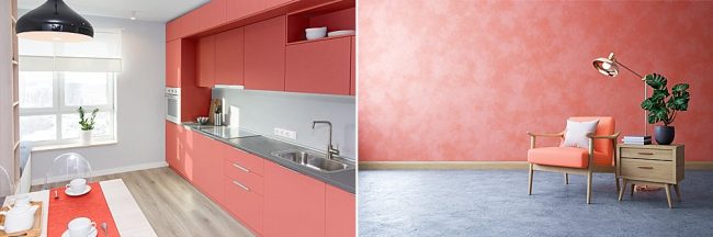 Incorporating More Living Coral into Your Home - WPL Interior Design