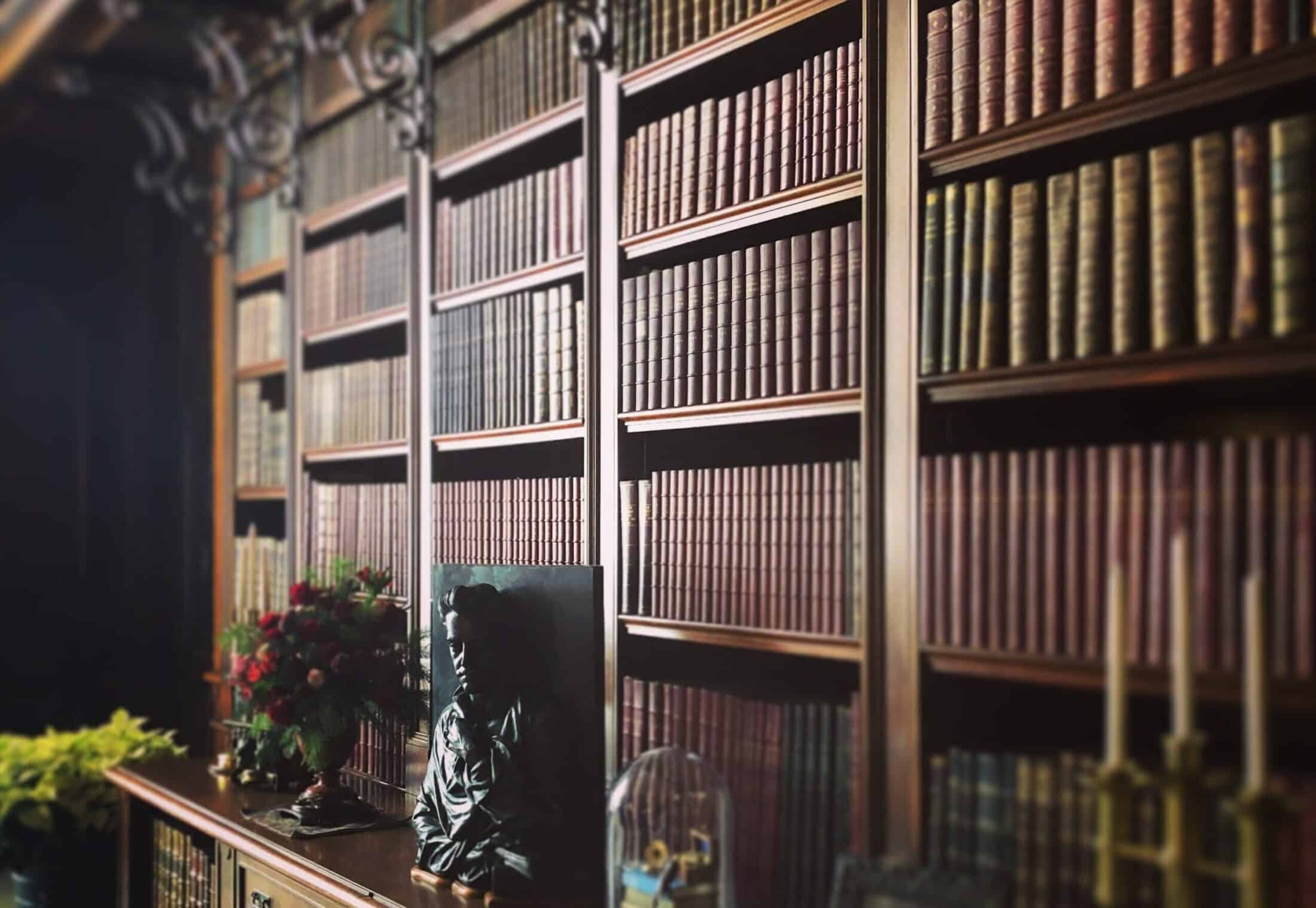 Gothic Home Library: Essential Elements - WPL Interior Design